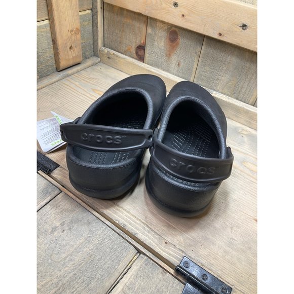 CROCS | Shoes | Crocs Bistro Clog Black M7w9 Unisex Work Catering Chefs ...